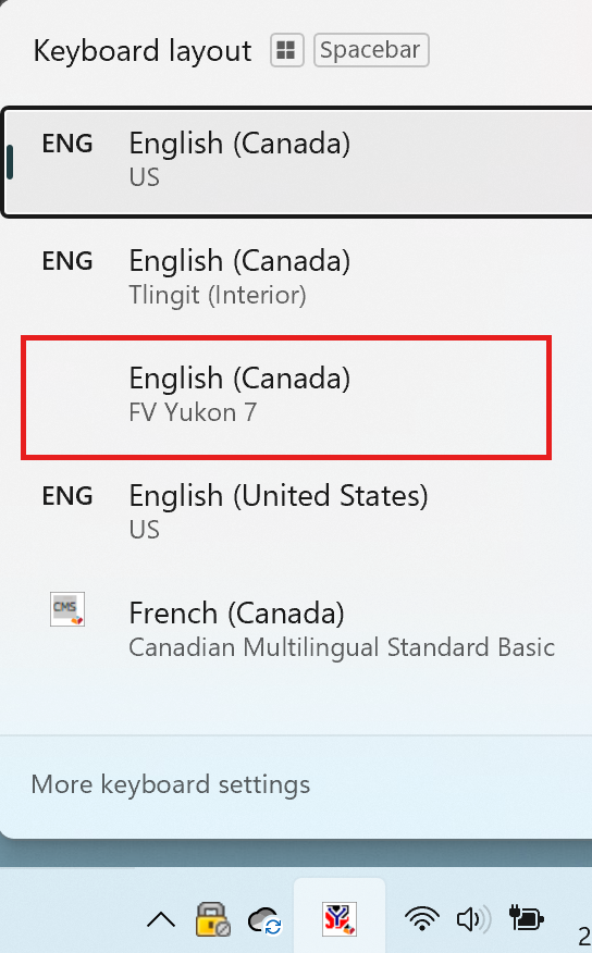 Fonts & Keyboards - Yukon Native Language Centre